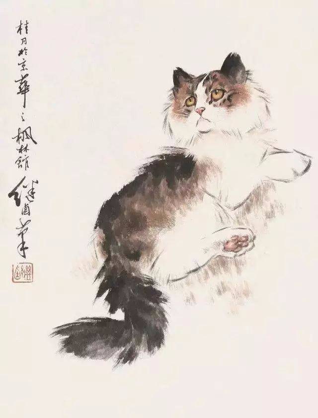 名家画猫,小写意猫,中画猫图片大全大图_大山谷图库