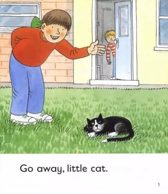 英语故事：牛津阅读树第一级 Go_Away_Cat_手机搜狐网