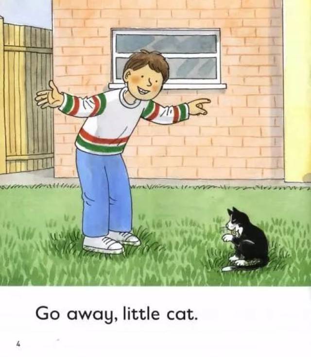 英语故事：牛津阅读树第一级 Go_Away_Cat_手机搜狐网