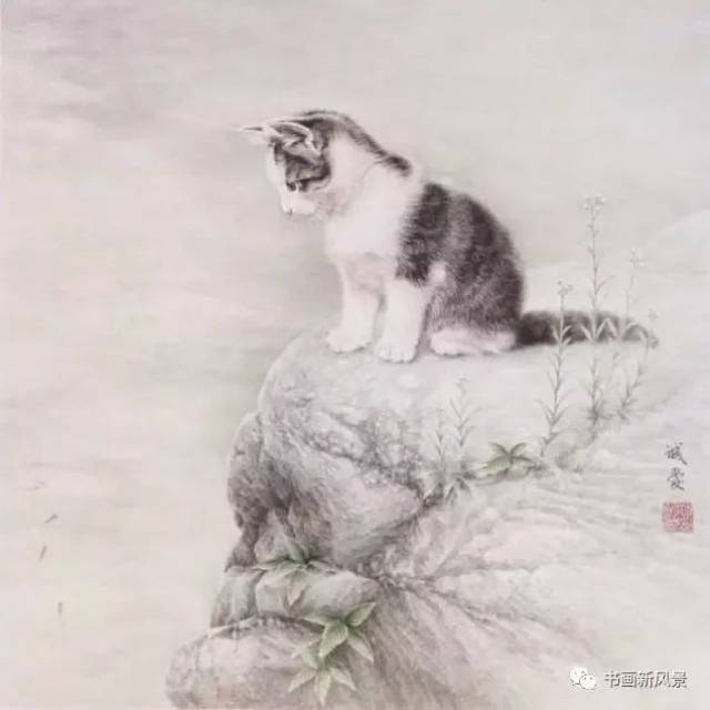 国画猫的图片大全大图,画猫的画家,画名猫_大山谷图库