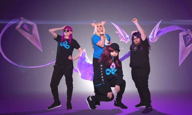 LOL：C9全战队COS返图，Sneaky本次饰演K/DA阿卡丽_Zeyzal