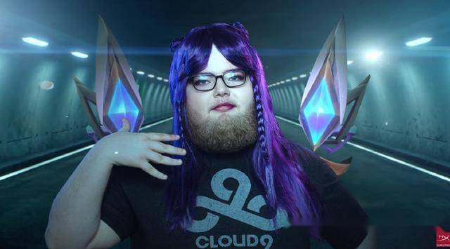 LOL：C9全战队COS返图，Sneaky本次饰演K/DA阿卡丽_Zeyzal